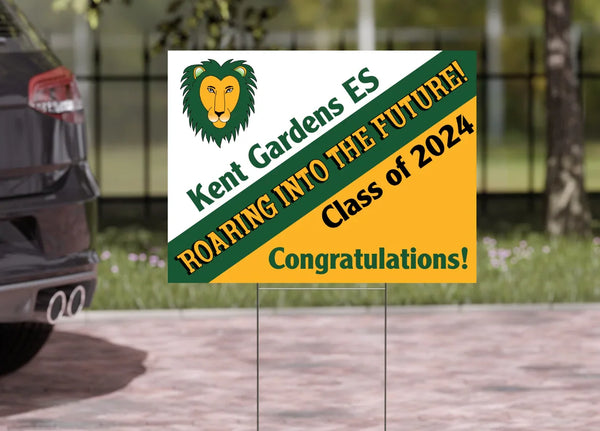 Kent Gardens 6th Grade Grad Signs 2024 On-Demand-Yard Sign w/ Stake ...