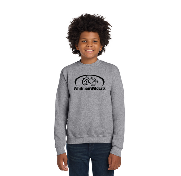 WMS-Youth Unisex Crewneck Sweatshirt Mascot Logo - SpiritHero.com