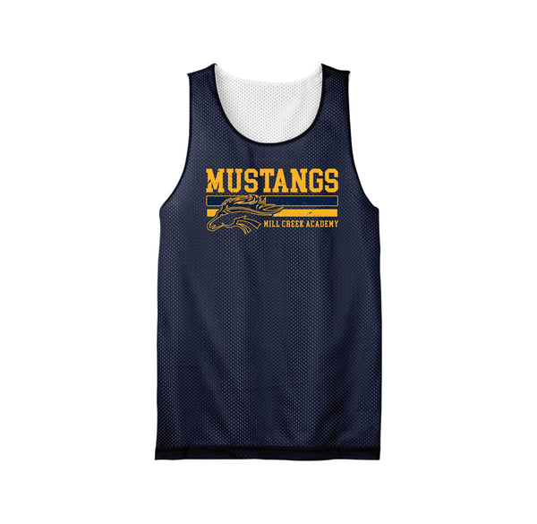 MCA Mustang Gallop 2025-Youth Unisex Classic Mesh Reversible Tank On-D ...