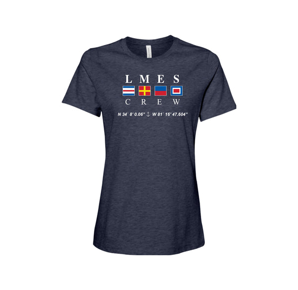 LMES Winter 2025-Women’s Premium Relaxed CVC Tee On-Demand Flag Logo ...