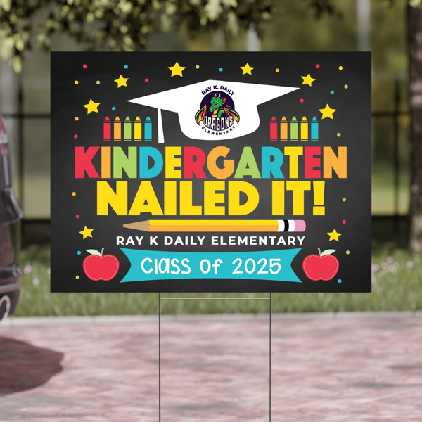 Ray K. Daily Elementary Graduation Signs 2025 On-Demand-Kindergarten ...
