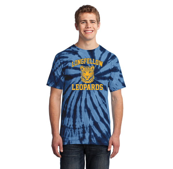 Longfellow-Adult Unisex Tie-Dye Shirt Mascot Logo - SpiritHero.com