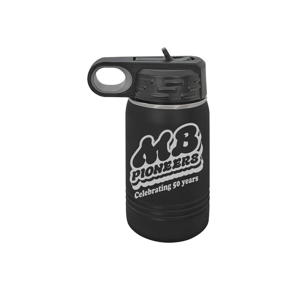 Mable Barron School Spirit Wear On-Demand-12oz Stainless Steel Water B ...