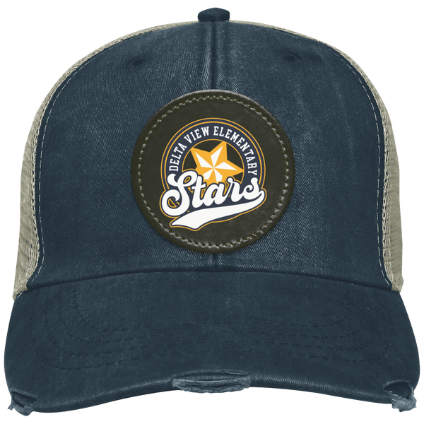Delta View Elementary-OL102 Distressed Ollie Cap - Circle Patch ...