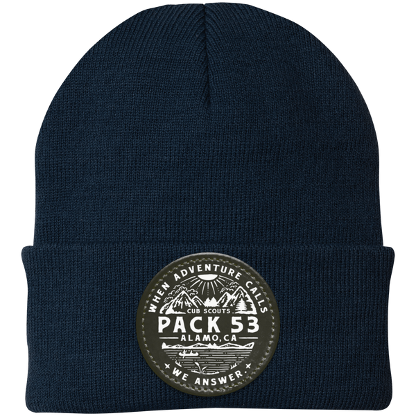 Pack 53 On-Demand Store-CP90 Knit Cap - Circle Patch - SpiritHero.com