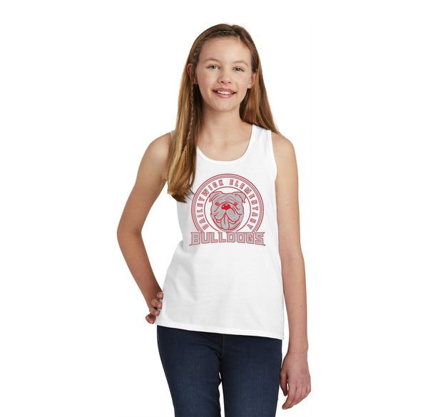 BES-District Girls V.I.T. Tank Circle Logo - SpiritHero.com