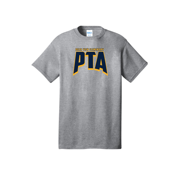 Delta View Elementary-Adult Port & Co Core Cotton Tee On-Demand PTA Lo ...
