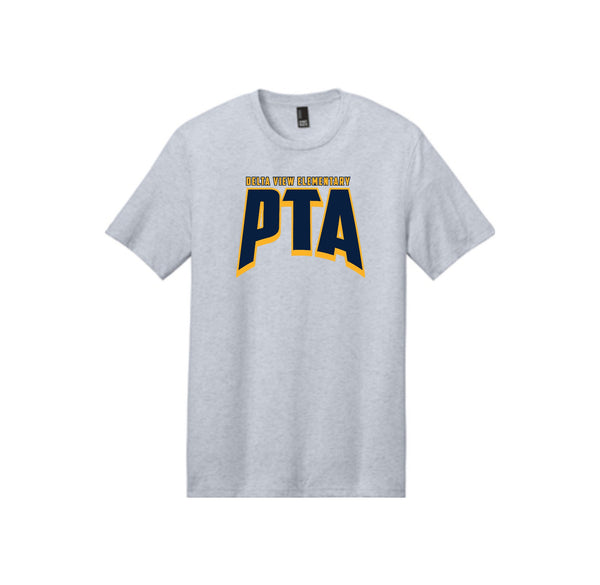 Delta View Elementary-Adult Unisex District Perfect Weight Tee On-Dema ...