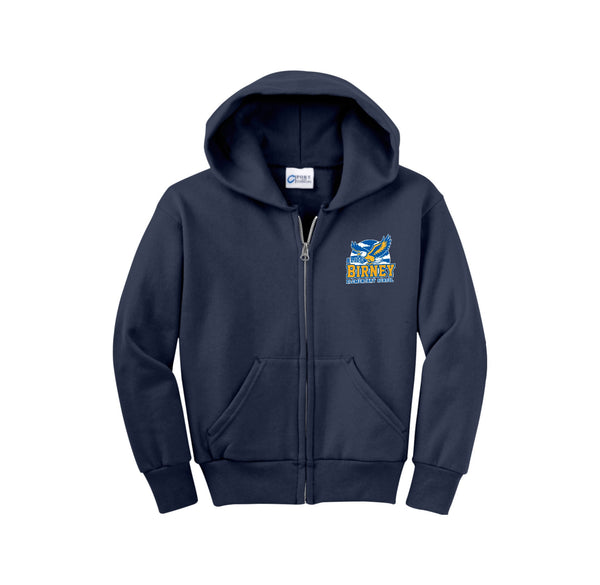 Alice Birney Elementary-Youth Port & Co Unisex Core Fleece Full-Zip Ho ...