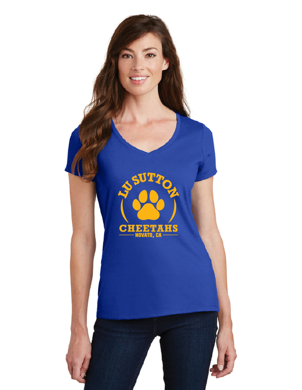 Lu Sutton-Ladies V-Neck - SpiritHero.com
