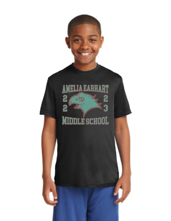 Amelia Earhart Spirit Wear 22 On-Demand-Unisex Dry-Fit Shirt Teal ...